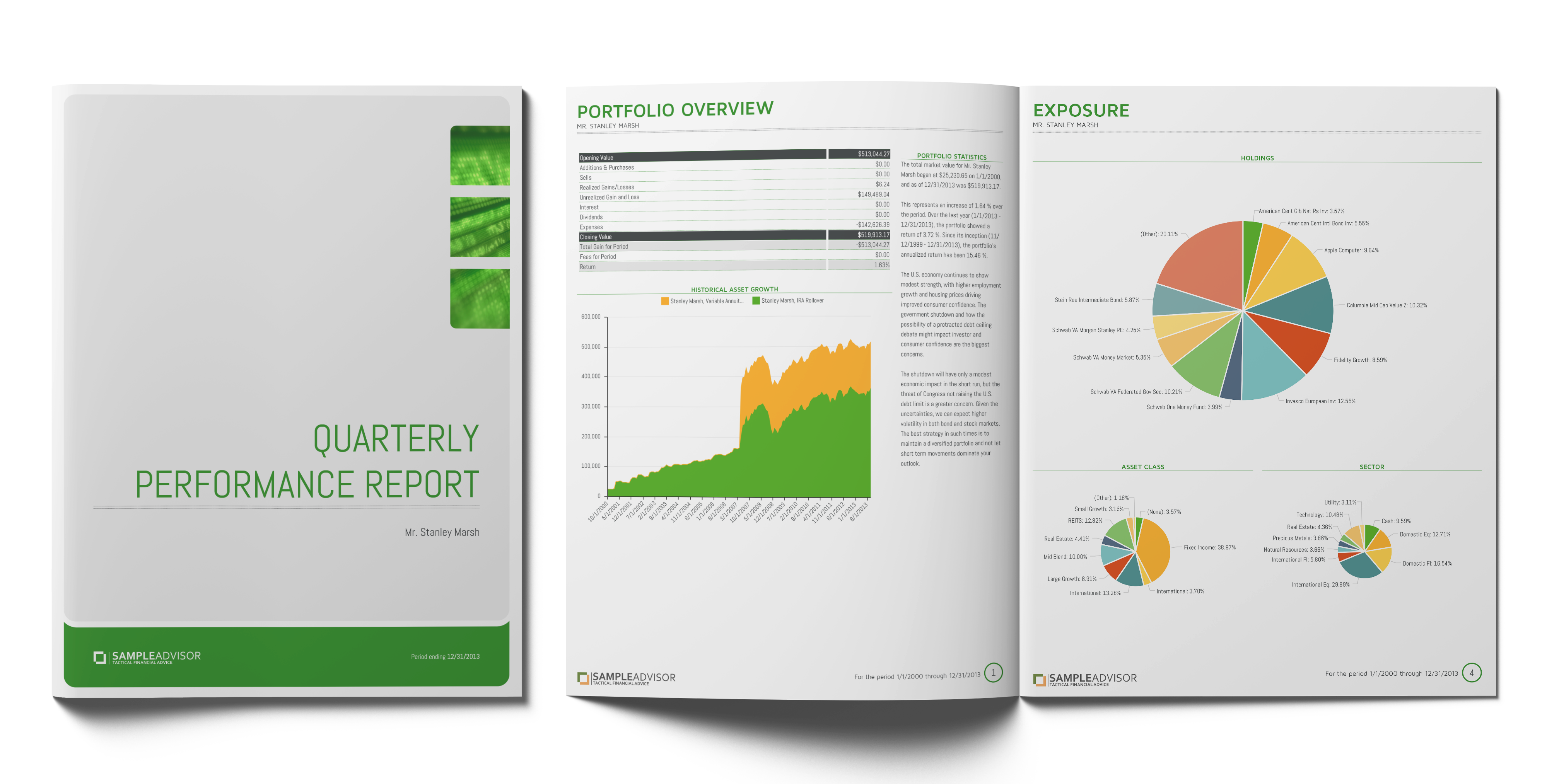 Investment Performance Reporting for Advisors | FinFolio